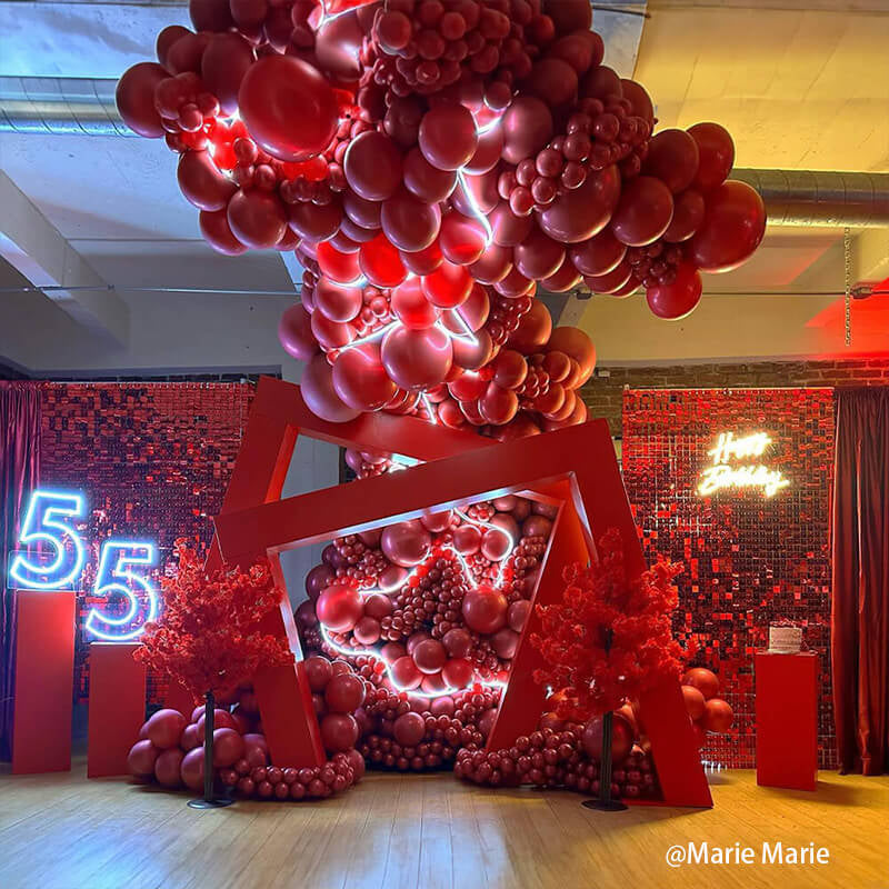 Allenjoy 3D Arches Party Backdrop Stand For Birthday&Baby Shower&Weddi ...