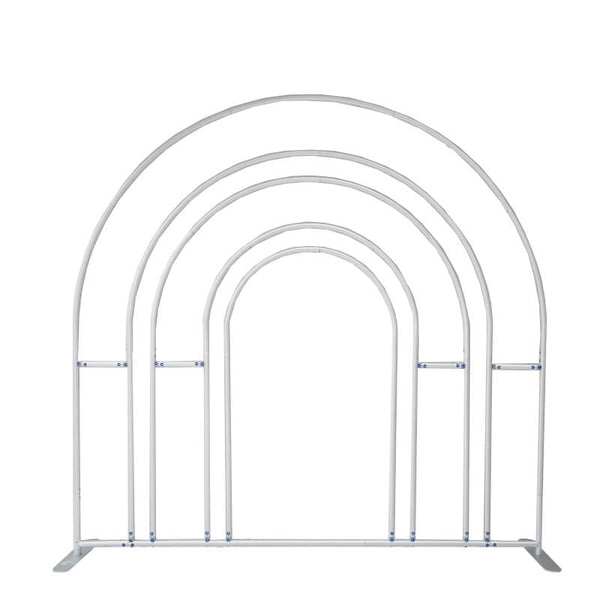 Allenjoy 7X7FT Hollow Rainbow Arch Backdrop Party Decoration Props ...