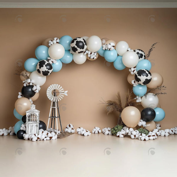 Allenjoy Blue Farm Fun Photography Backdrop Gbsx-00459 – Allenjoy Studio