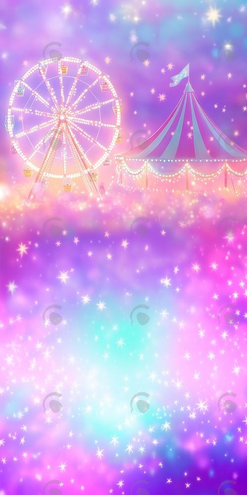 Allenjoy Circus Carnival Ferris Wheel Photography Backdrop Gbsx-01220 ...
