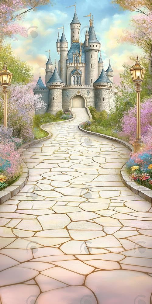 Allenjoy Fantasy Fairy Tale Castle Photography Backdrop Gbsx-01228 ...