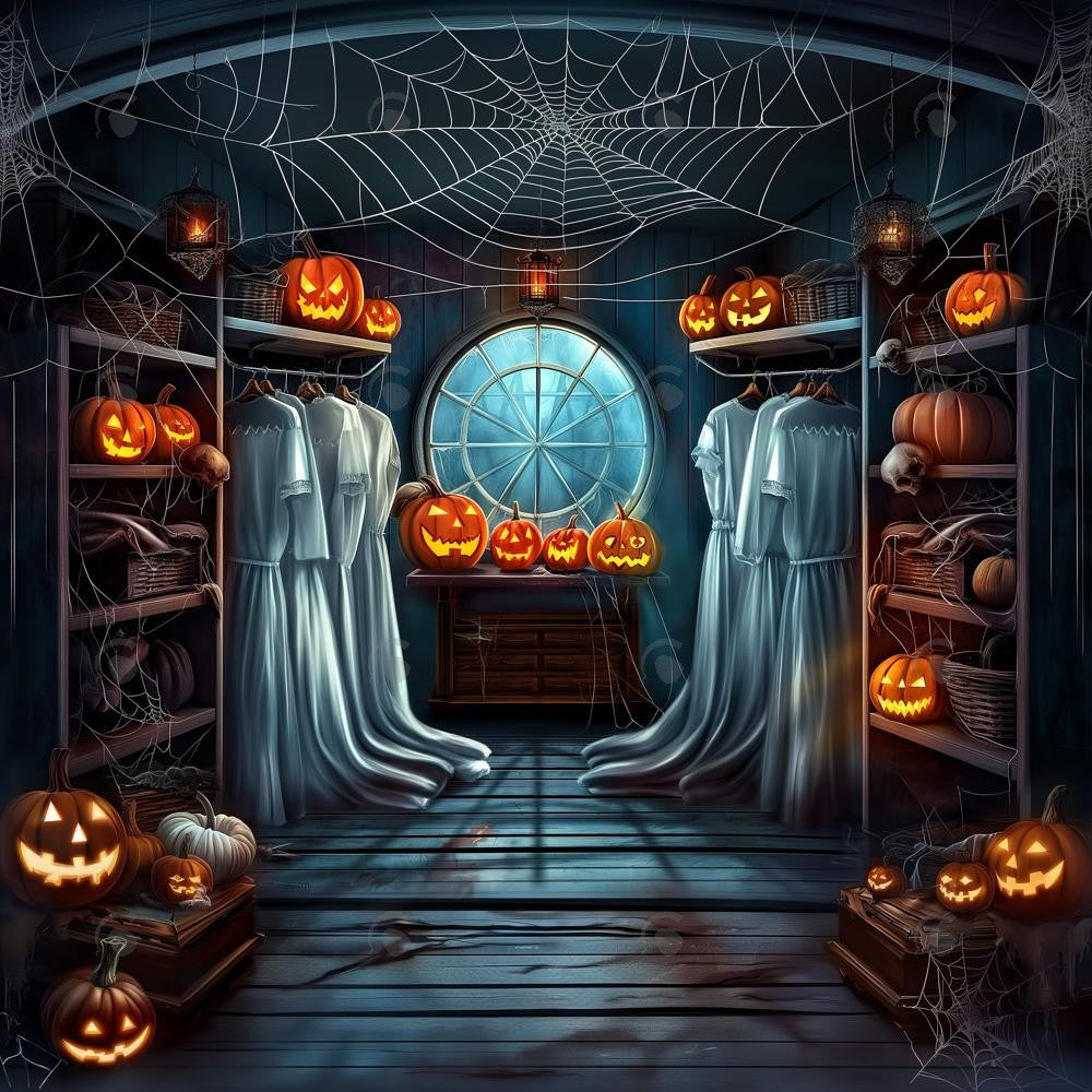 Allenjoy Haunted House Wardrobe Photography Backdrop Gbsx-00557 ...