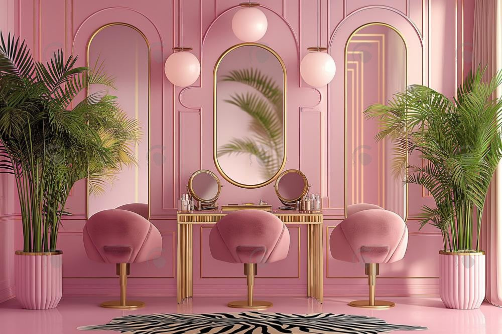 Allenjoy Pink Vanity Photography Backdrop Gbsx-00319 – Allenjoy Studio
