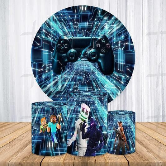 Video Games Custom Round Backdrop With Plinths AS-DLZ-ab1f77 – Allenjoy ...