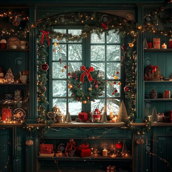 Allenjoy Vintage Green Kitchen Photography Backdrop Gbsx-00365 ...