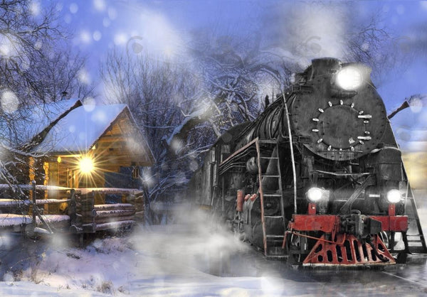Allenjoy Vintage Steam Train Photography Backdrop Gbsx-01070 – Allenjoy ...
