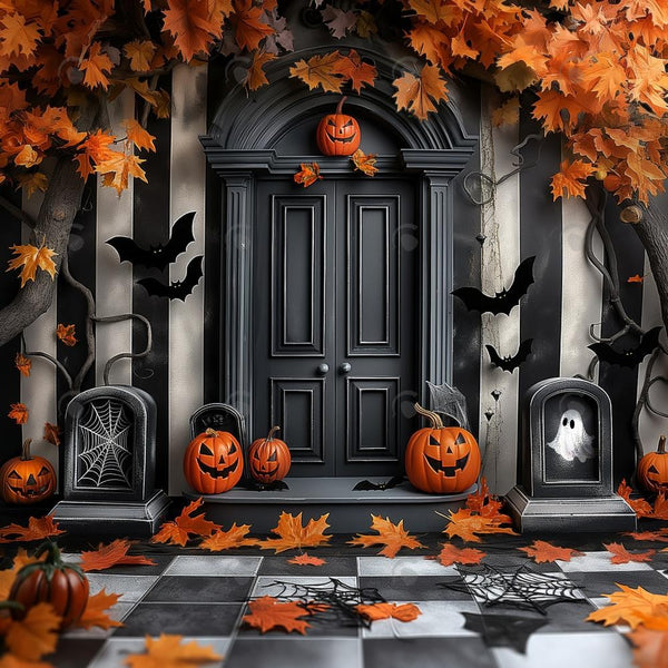 Allenjoy Welcome Home Boo Photography Backdrop Gbsx-00741 – Allenjoy Studio