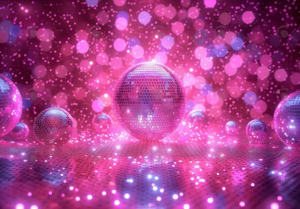 Pink Mirror Ball Bokeh Backdrop – Allenjoy Studio