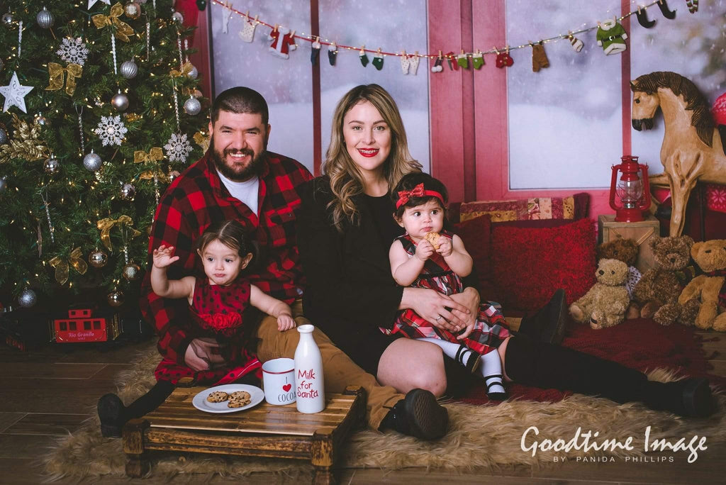 Allenjoy Christmas Backdrop Red Curtain Snowflake Photo Booth ...