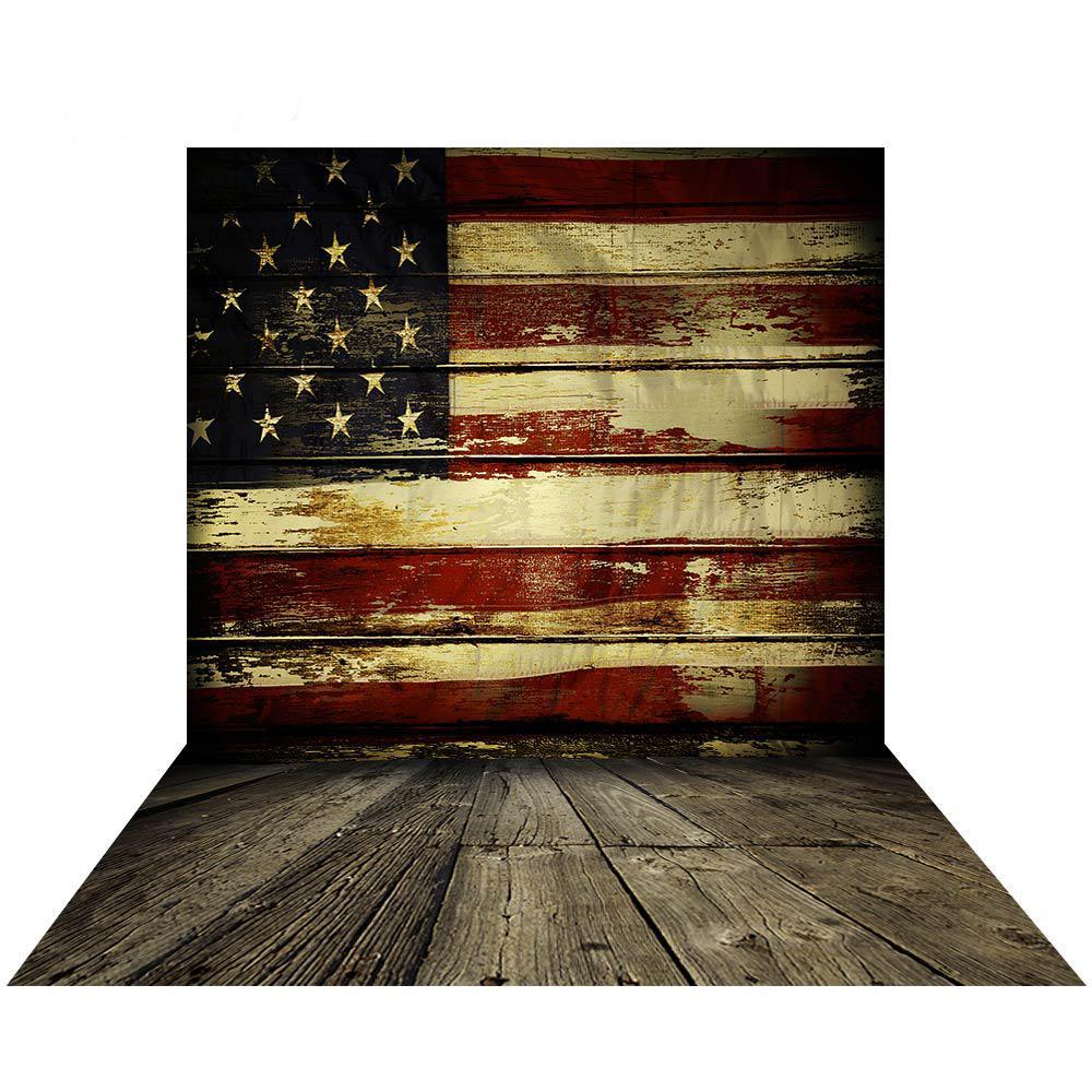 Allenjoy Flag of the USA Wood Backdrop for Independence Day – Allenjoy ...