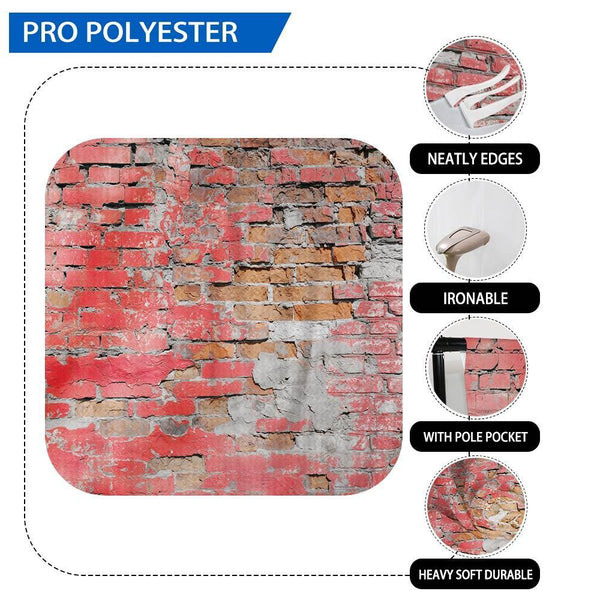 Allenjoy Old Blood Red Brick Wall for Photography Backdrop – Allenjoy ...